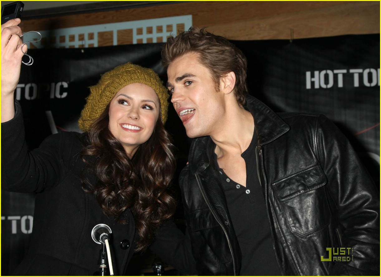 Full Sized Photo of nina dobrev hot topic tour 02 | Nina Dobrev is a ...