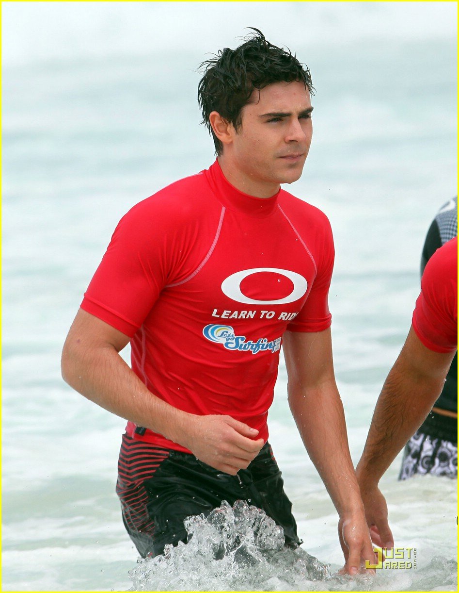 Zac Efron Learns To Surf | Photo 358858 - Photo Gallery | Just Jared Jr.
