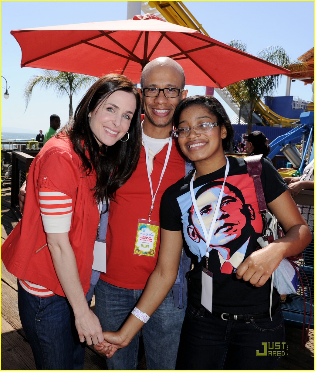 Ashley Argota & Gage Golightly Beam for Matt Bomer | Photo 361999 ...