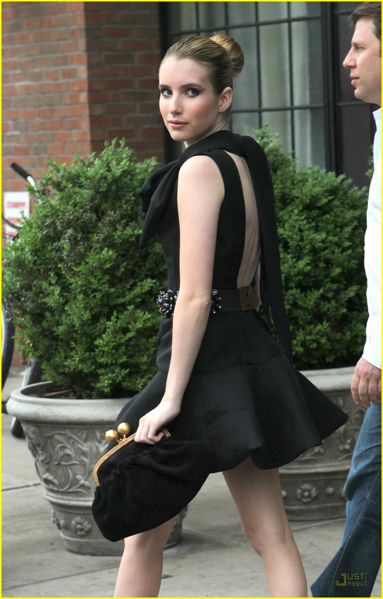 Full Sized Photo of emma roberts costume gala 02 | Emma Roberts is ...