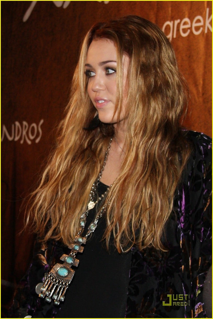 Miley Cyrus Goes Greek For Xandros | Photo 389148 - Photo Gallery ...