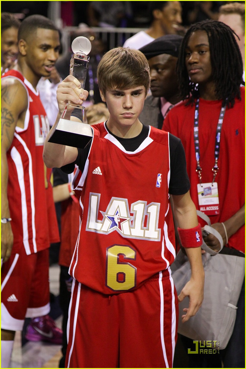 Full Sized Photo of justin bieber allstar game 12 | Justin Bieber: NBA ...