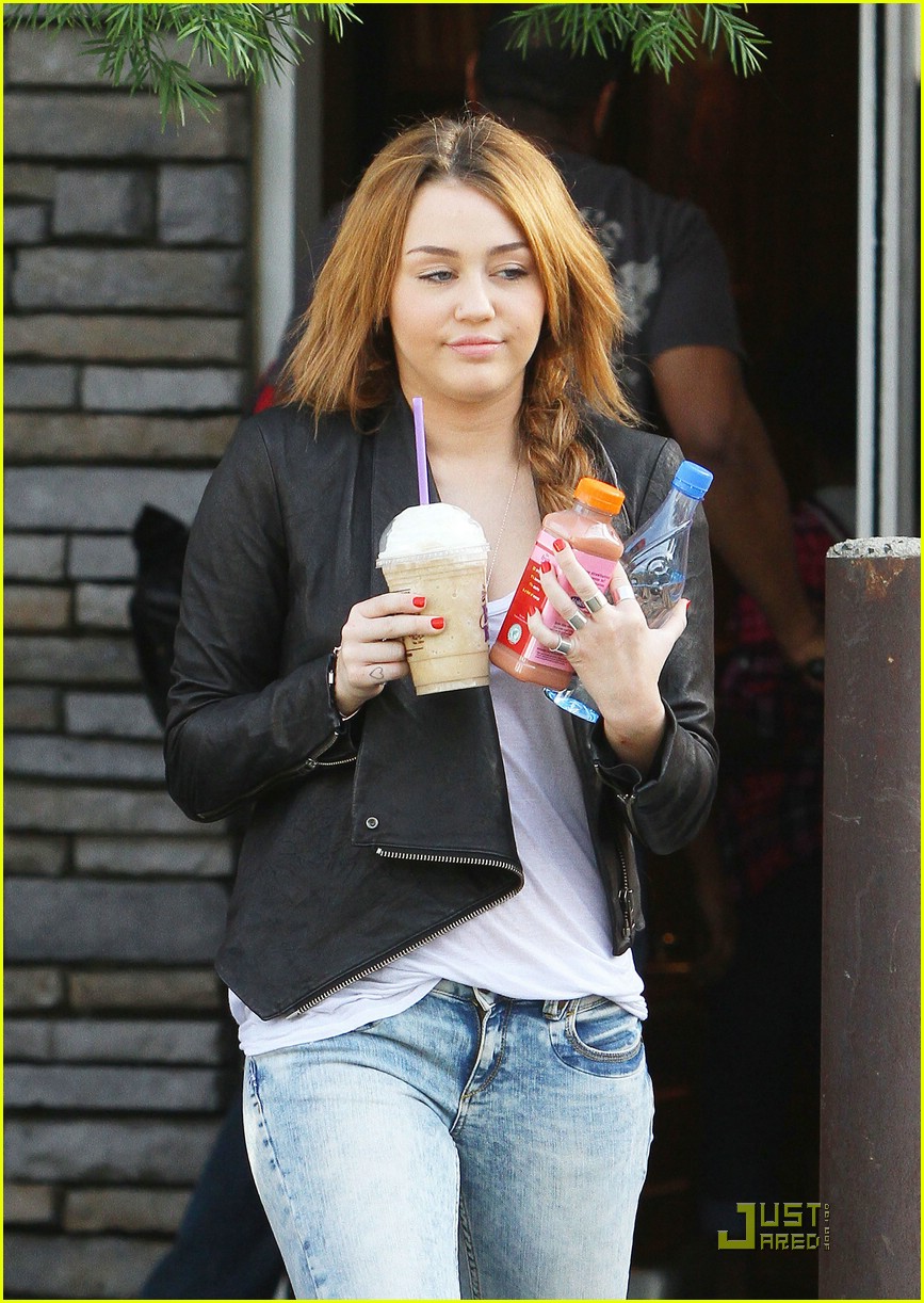 Miley Cyrus Coffee Bean Cutie Photo 403159 Photo Gallery Just Jared Jr
