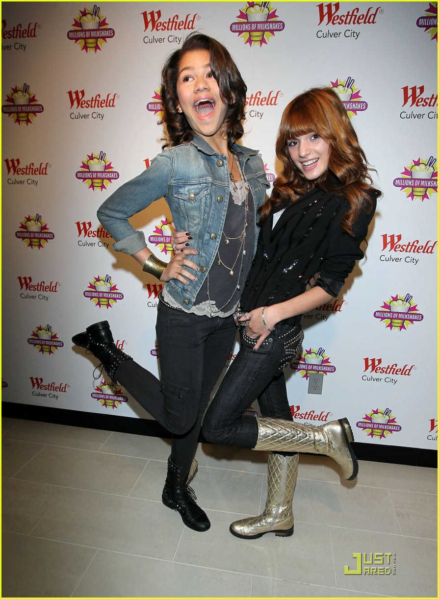 Zendaya & Bella Thorne 'Shake Up' Millions of Milkshakes | Photo 407128 ...