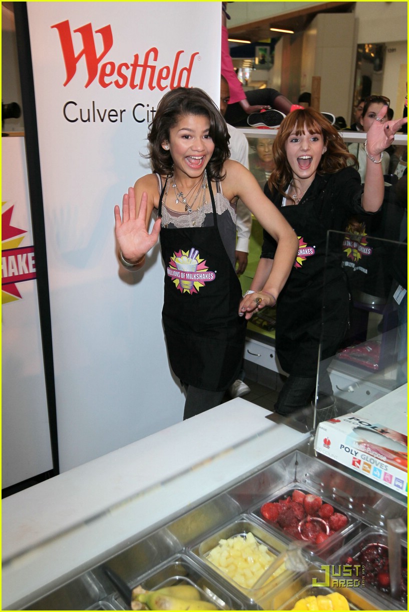 Zendaya & Bella Thorne 'Shake Up' Millions of Milkshakes | Photo 407141 ...