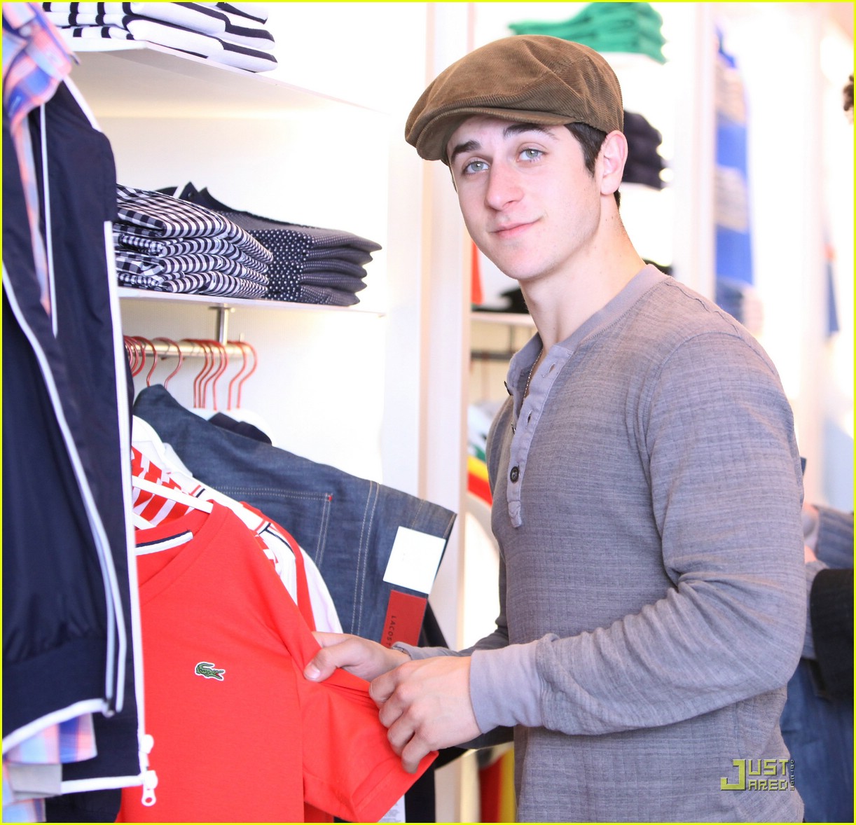 Full Sized Photo of david henrie lacoste shop 03 | David Henrie Stocks ...