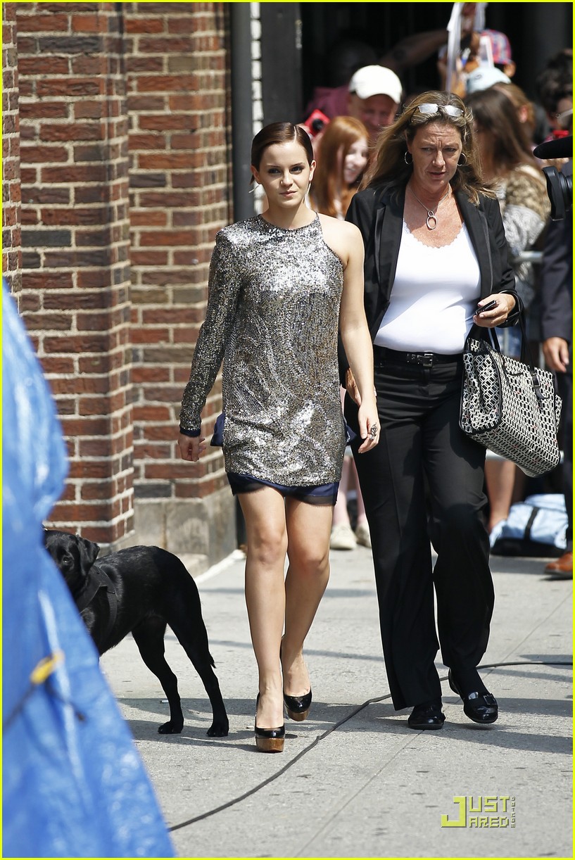 Full Sized Photo of emma watson today letterman 10 | Emma Watson is a ...