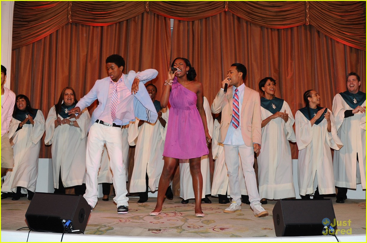 Full Sized Photo of let shine naacp luncheon 04 | 'Let It Shine' Cast ...