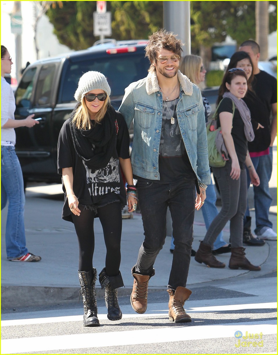 Ashley Tisdale & Martin Johnson: Shopping in Beverly Hills | Photo ...