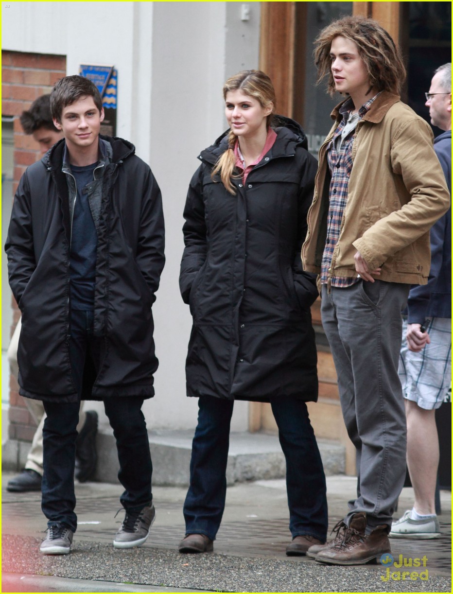 Full Sized Photo of logan brandon pjo filming 09 | Percy Jackson: Logan ...
