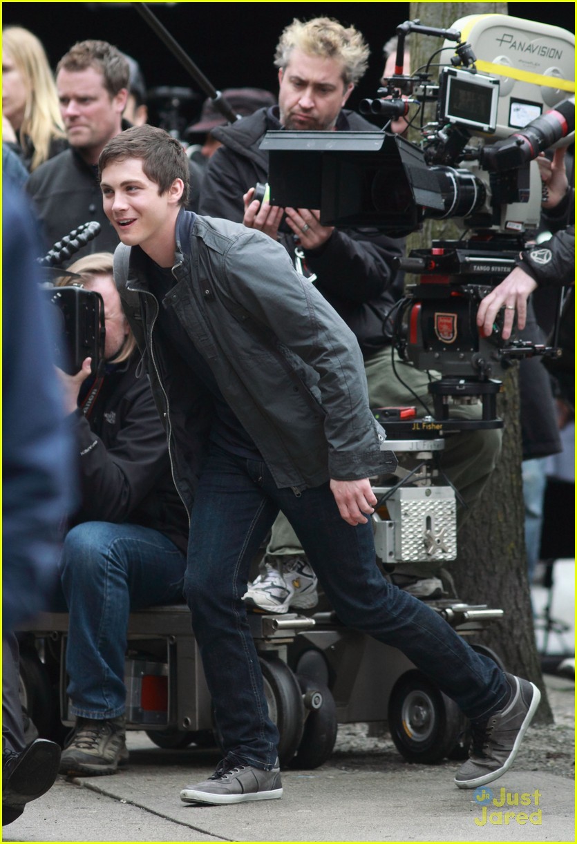 Percy Jackson: Logan Lerman Keeps Filming with Nathan Fillion | Photo ...