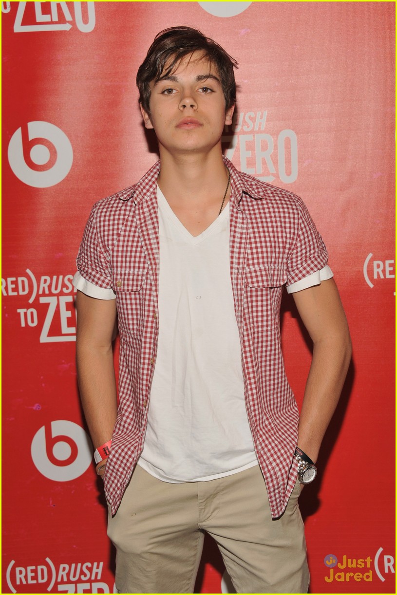 Jake T. Austin: (RED) Rush To Zero Campaign Launch! | Photo 475954 ...
