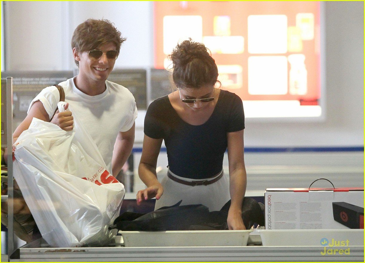 One Direction's Louis Tomlinson: Romantic Departure with Eleanor Calder ...
