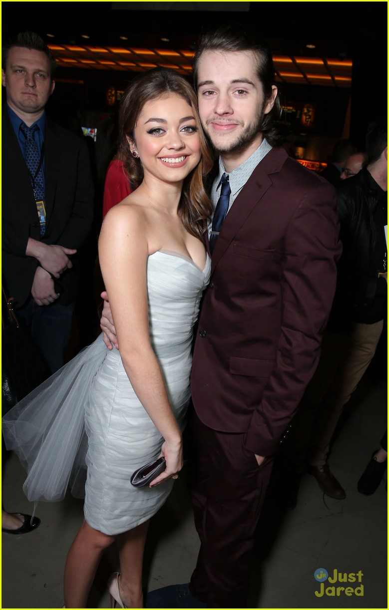 Sarah Hyland & Matt Prokop: 'Struck By Lightning' Premiere Pair | Photo ...