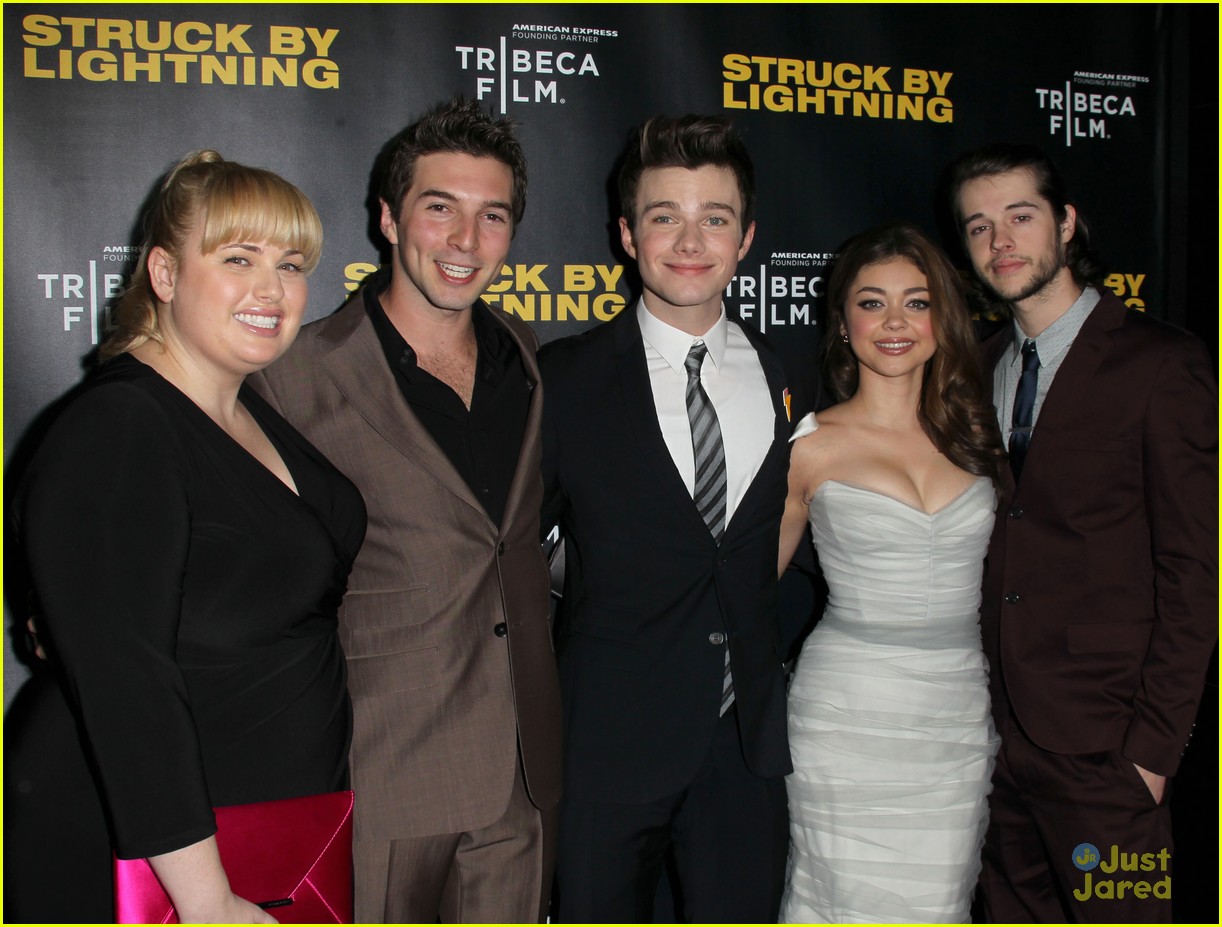 Sarah Hyland & Matt Prokop: 'Struck By Lightning' Premiere Pair | Photo ...