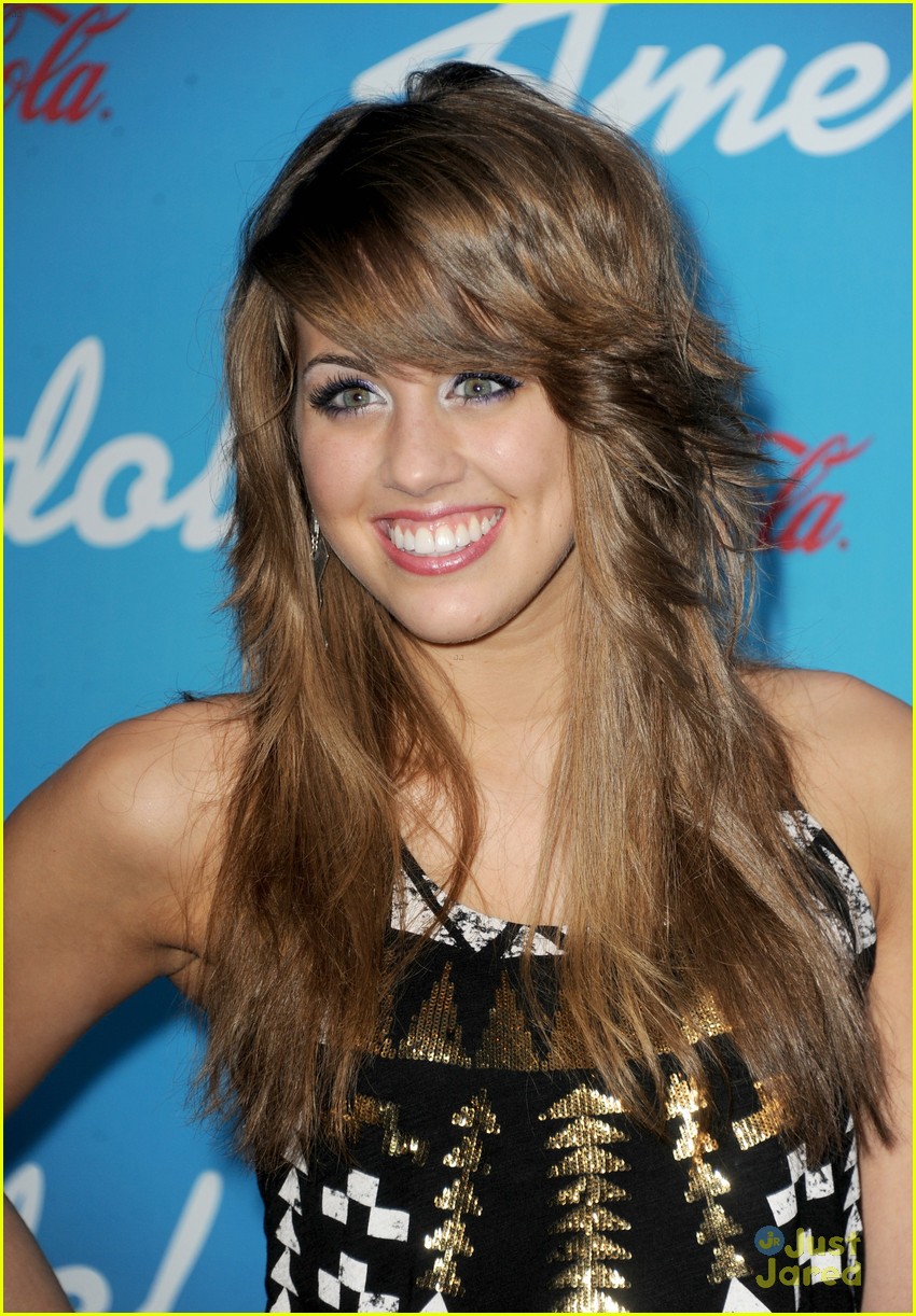 Angie Miller & Amber Holcomb: 'American Idol' Top 10 Finalists Party ...