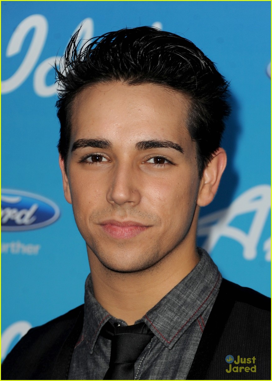 Paul Jolley & Lazaro Arbos: 'American Idol' Top 10 Finalists Party ...