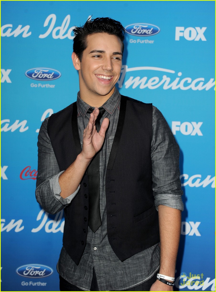 Paul Jolley & Lazaro Arbos: 'American Idol' Top 10 Finalists Party ...