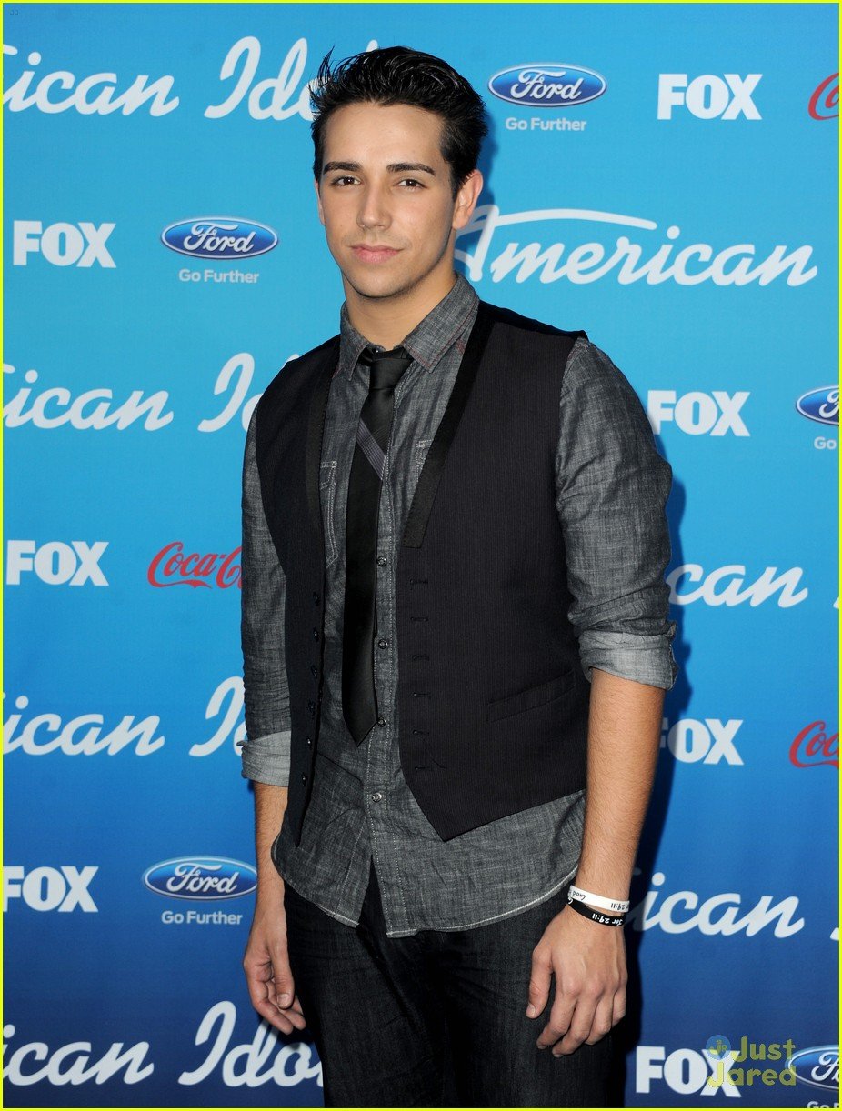 Paul Jolley & Lazaro Arbos: 'American Idol' Top 10 Finalists Party ...