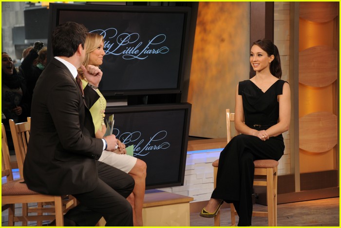 Troian Bellisario Dishes 'PLL' Finale on Good Morning America | Photo ...