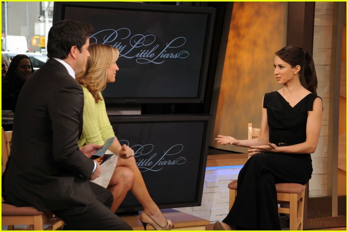 Troian Bellisario Dishes 'PLL' Finale on Good Morning America | Photo ...