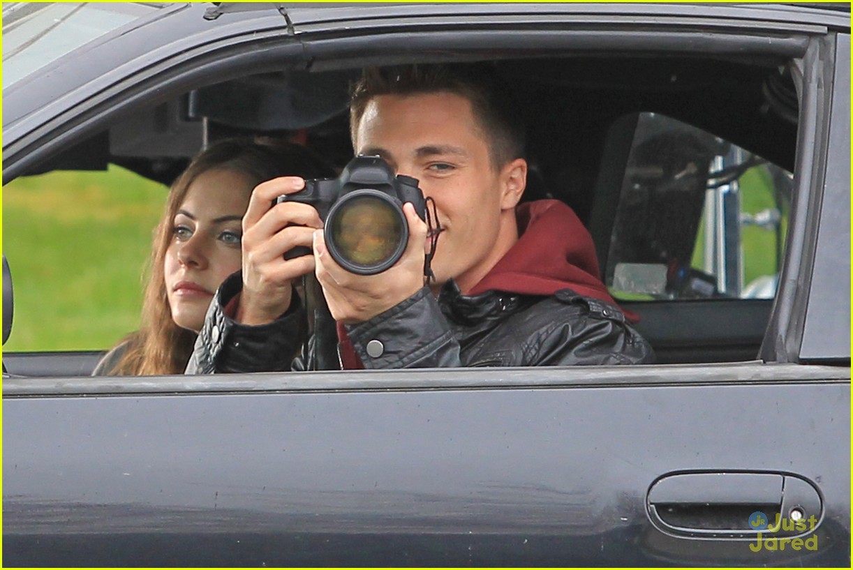 Colton Haynes: Camera in the Car on 'Arrow' Set | Photo 550414 - Photo ...