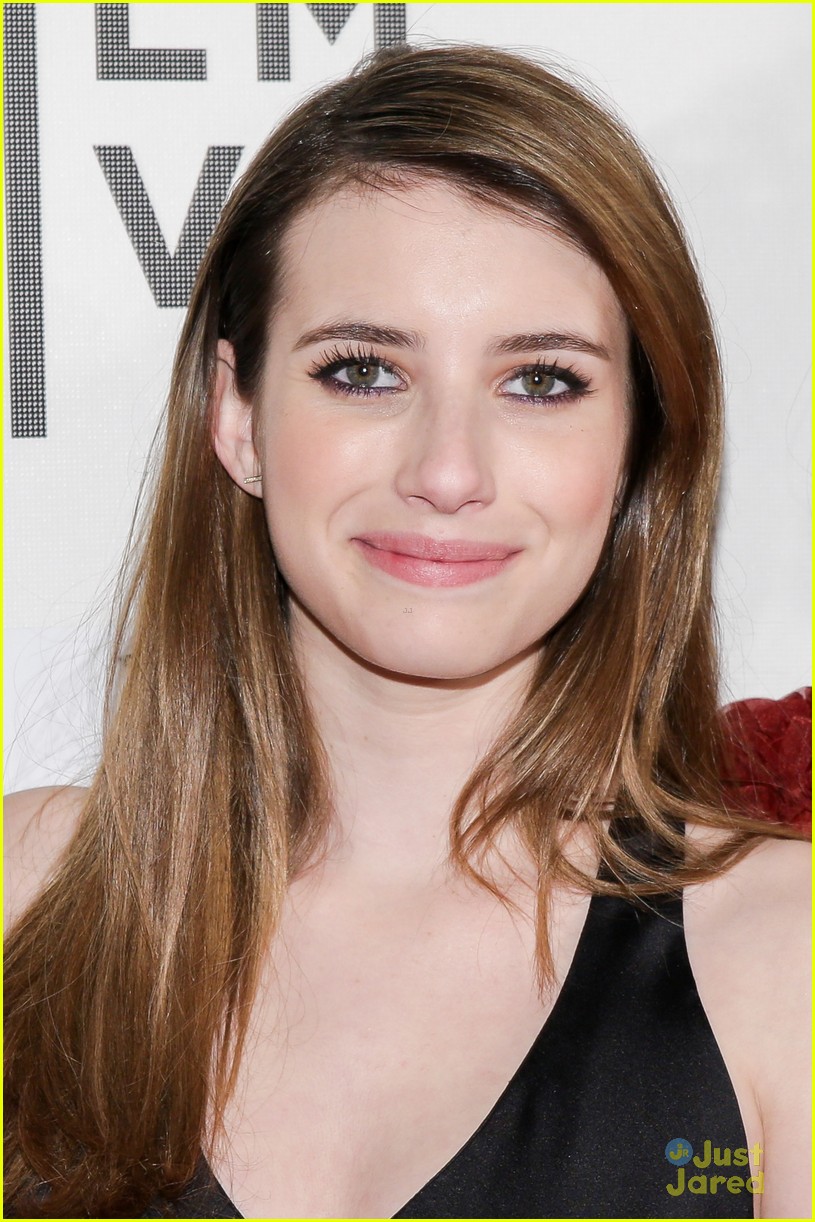 Emma Roberts: Two Dresses at 'Adult World' Tribeca Premiere | Photo ...