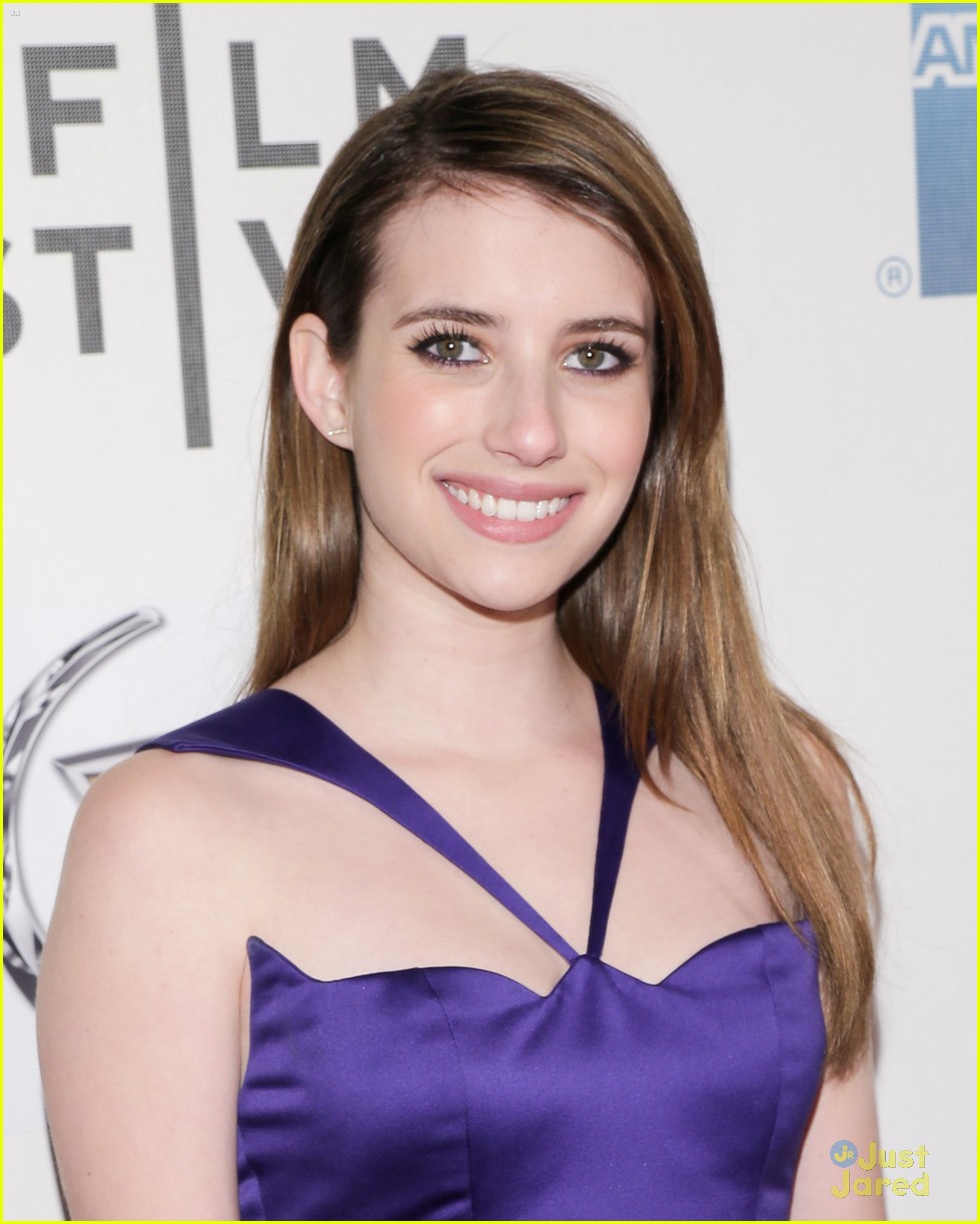 Emma Roberts: Two Dresses at 'Adult World' Tribeca Premiere | Photo ...