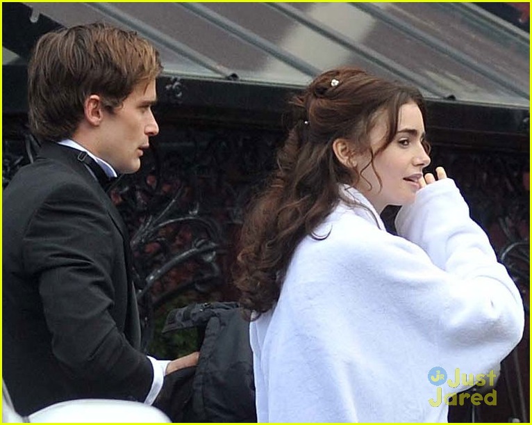 Full Sized Photo of lily collins sam claflin film love rosie prom ...