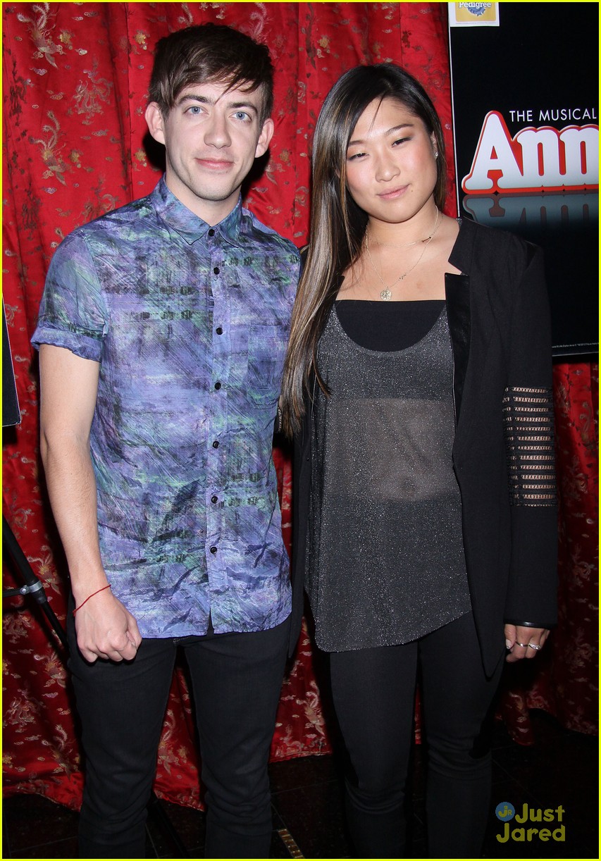 Jenna Ushkowitz & Kevin McHale: 'Annie' Opening Night! | Photo 562138 ... Jenna Ushkowitz & Kevin McHale: 'Annie' Opening Night! | Photo 562138 ...