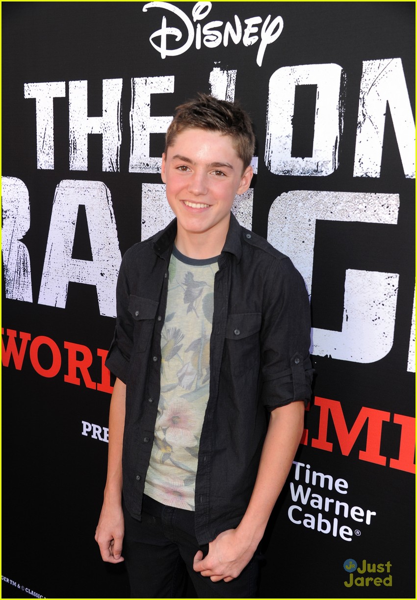 Full Sized Photo of blake michael spencer list lone ranger premiere 10 ...
