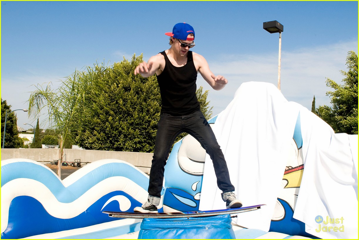 Chord Overstreet Surfs at Just Jared's Summer Kickoff Party 2013 ...