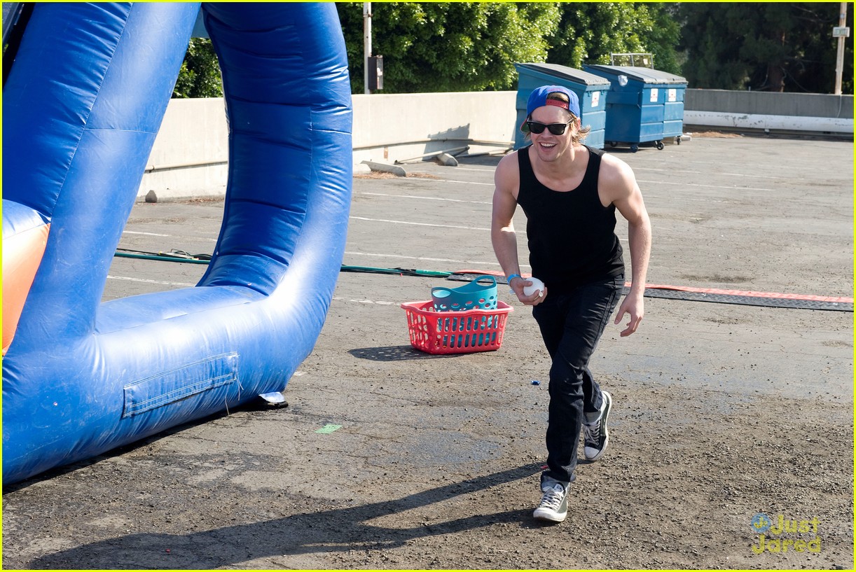 Chord Overstreet Surfs at Just Jared's Summer Kickoff Party 2013 ...