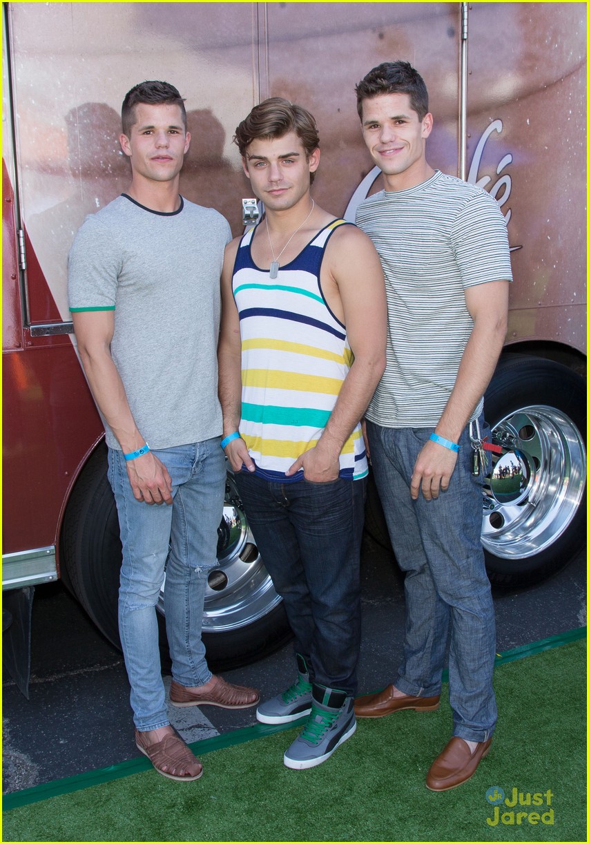Ryan Newman & Garrett Clayton: Just Jared's Summer Kickoff Party ...