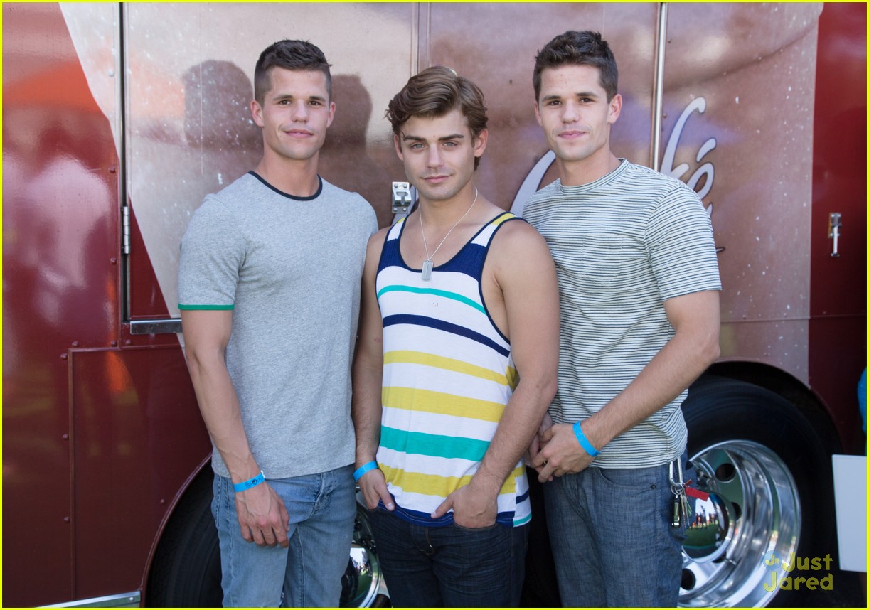 Ryan Newman & Garrett Clayton: Just Jared's Summer Kickoff Party ...