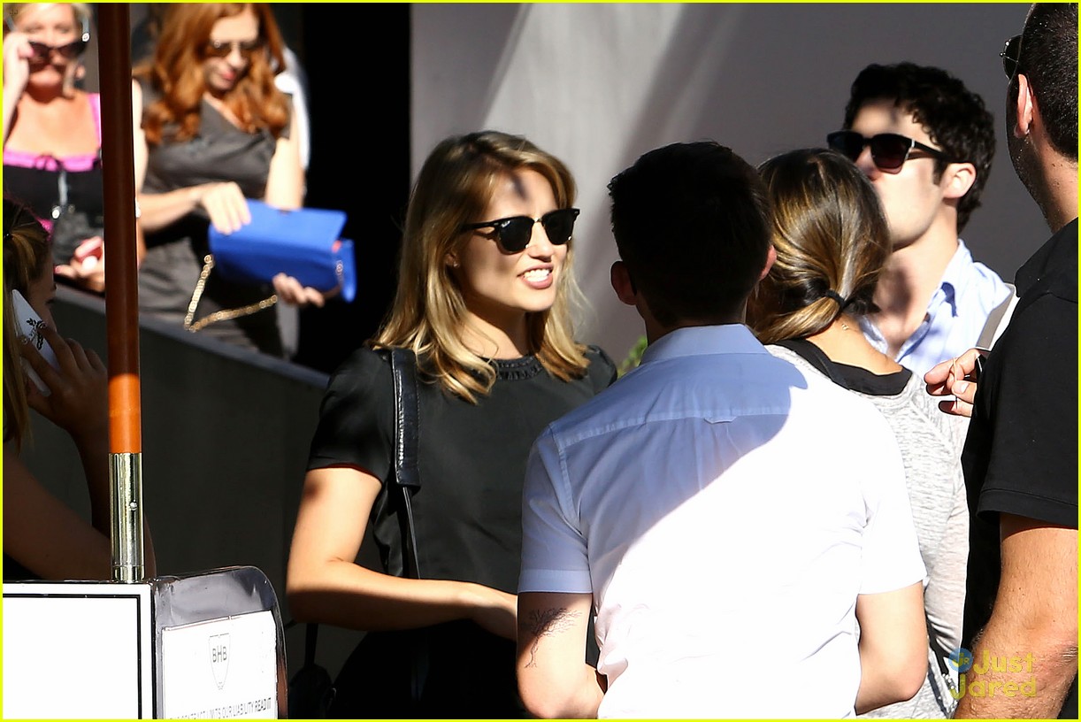 Dianna Agron & Darren Criss: 'Glee' Cast Reunites After Cory Monteith's ...