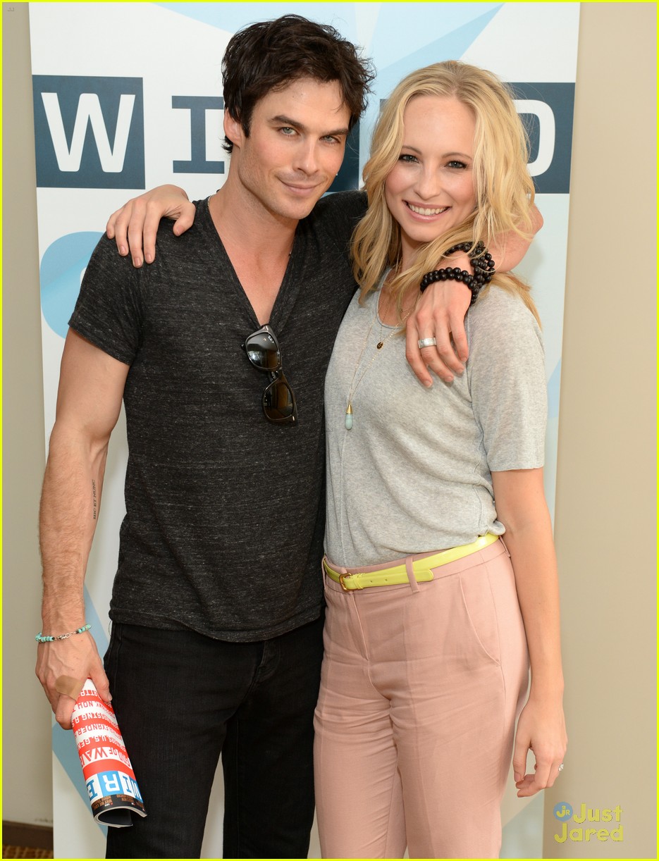 Candice Accola & Ian Somerholder: Wired Cafe at Comic-Con 2013 | Photo ...