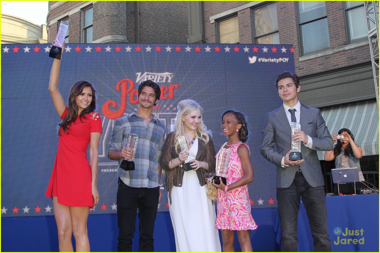 Jake T. Austin, Abigail Breslin & Tyler Posey: Backstage at Power of ...