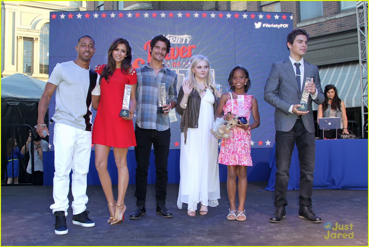 Jake T. Austin, Abigail Breslin & Tyler Posey: Backstage at Power of ...