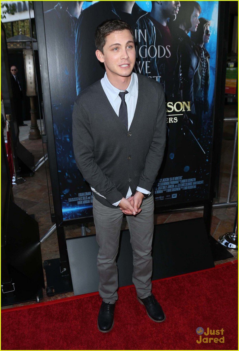 Logan Lerman & Alexandra Daddario: 'Percy Jackson' Premiere with ...