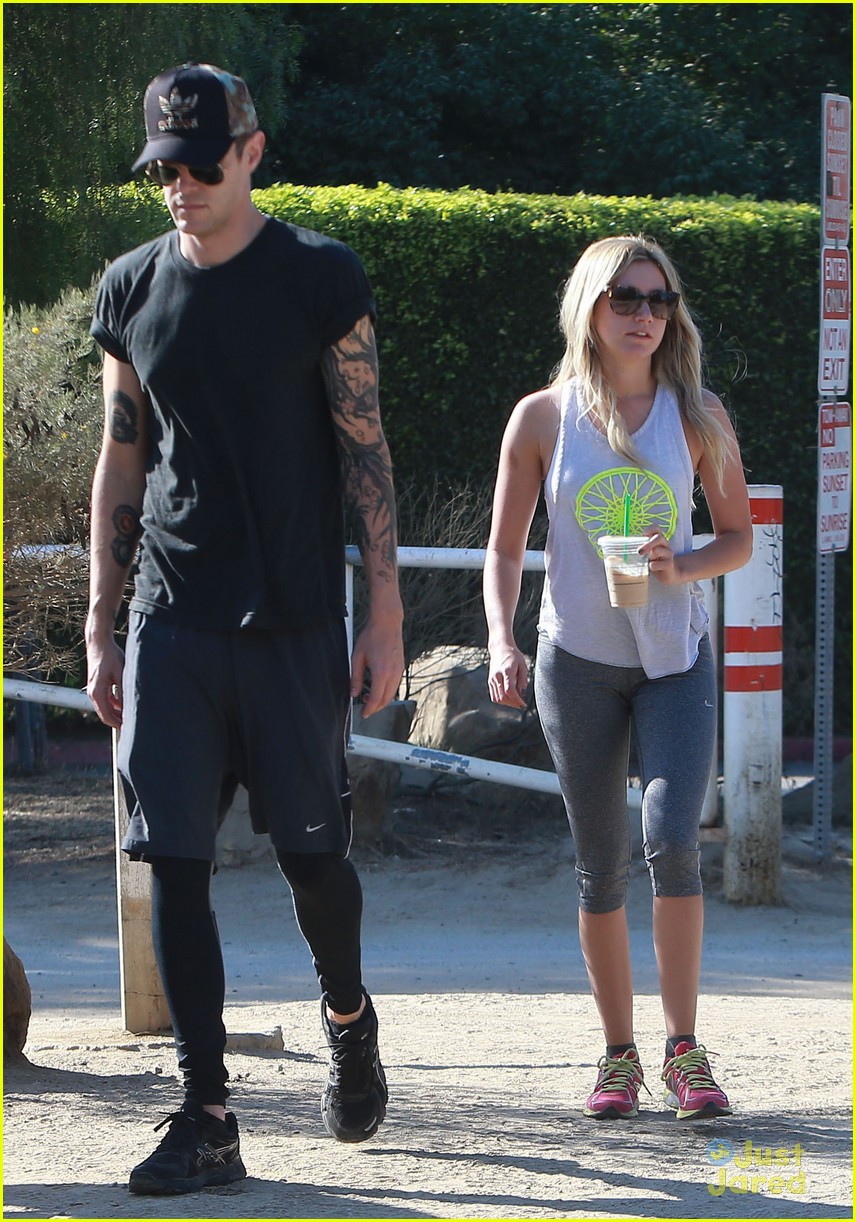 Full Sized Photo of ashley tisdale christopher french runyon canyon ...