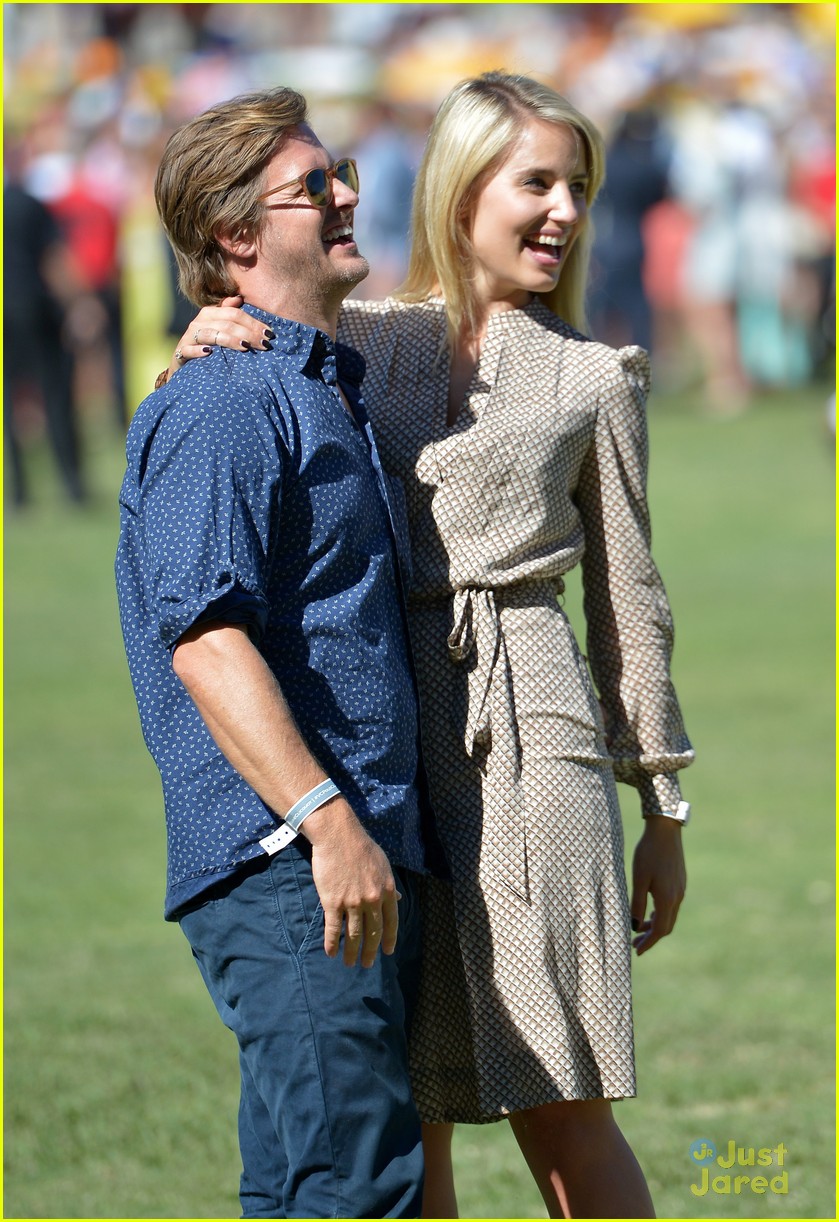 Dianna Agron & Nick Mathers: Veuve Clicquot Polo Classic Couple ...