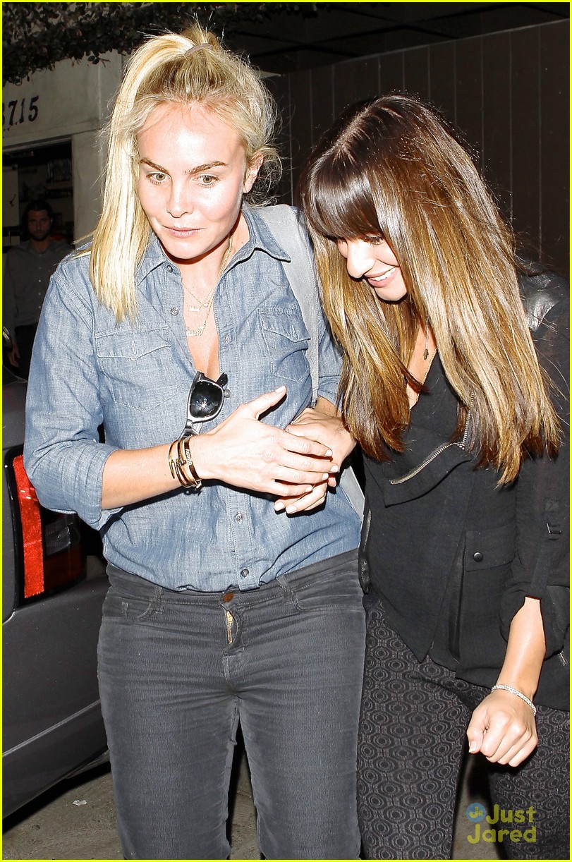 Full Sized Photo of lea michele friends night out in weho 03 | Lea ...