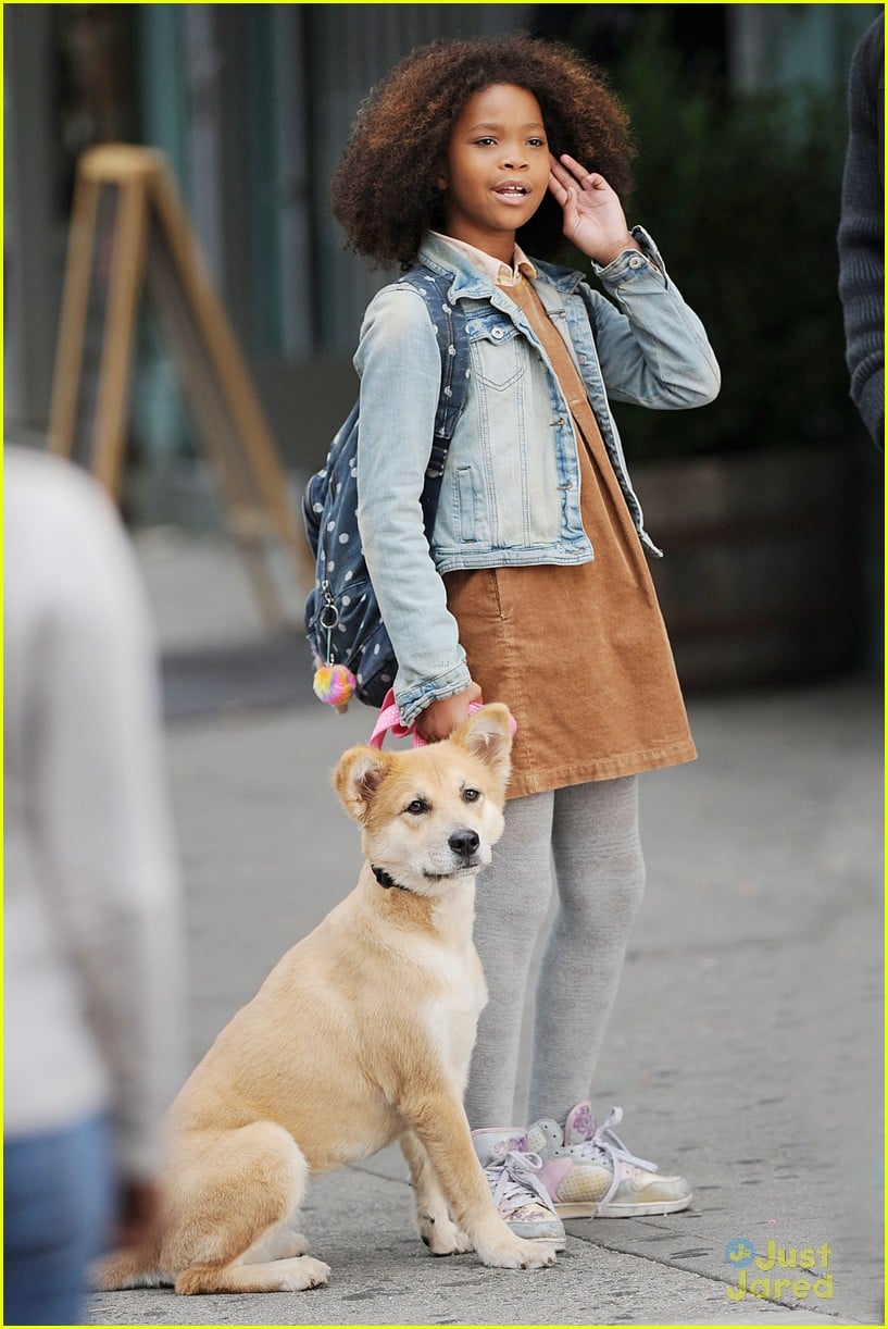 Quvenzhane Wallis: 'Annie' Filming with Sandy! | Photo 607261 - Photo ...
