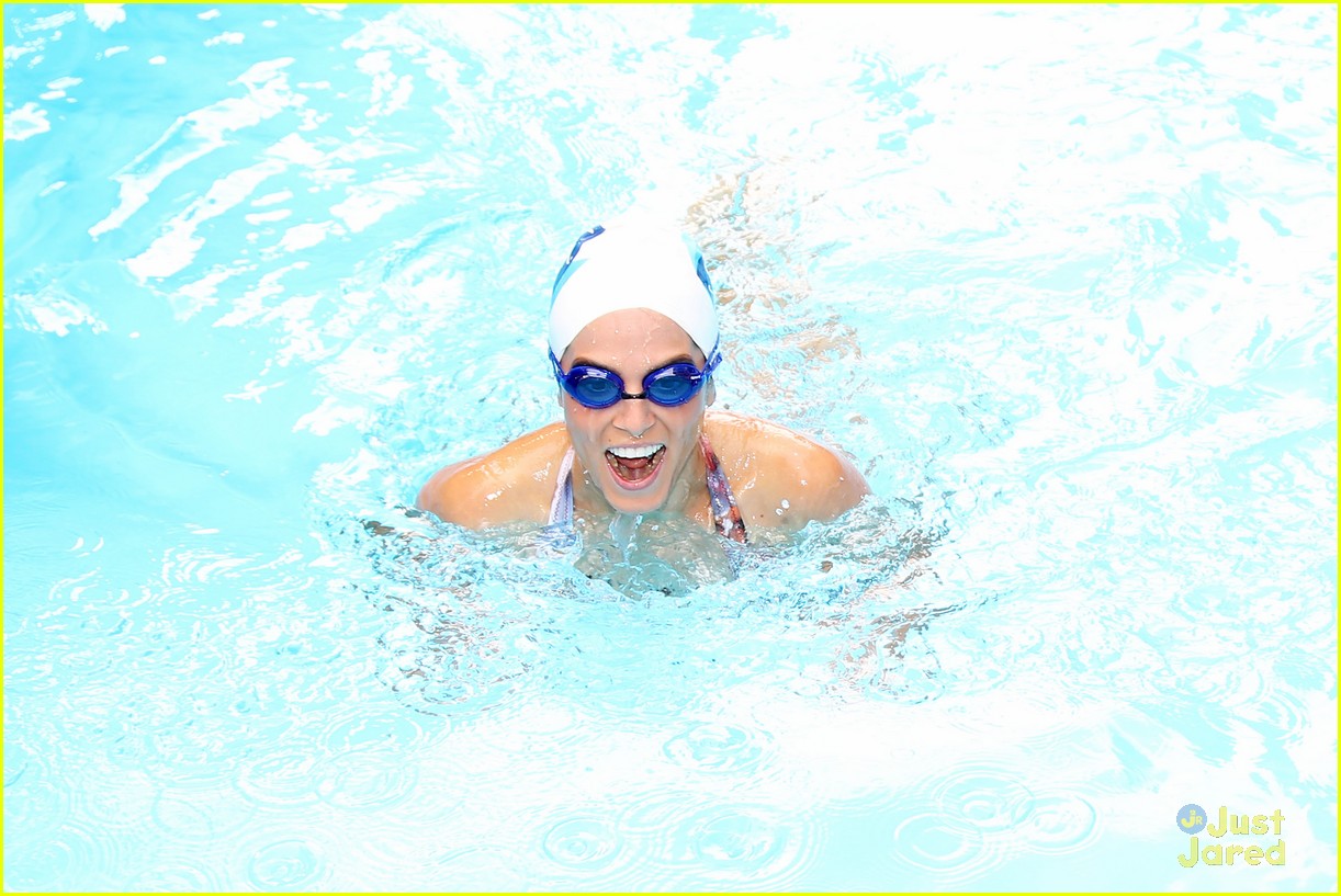 Full Sized Photo of nikki reed swim for relief nyc 09 | Nikki Reed ...