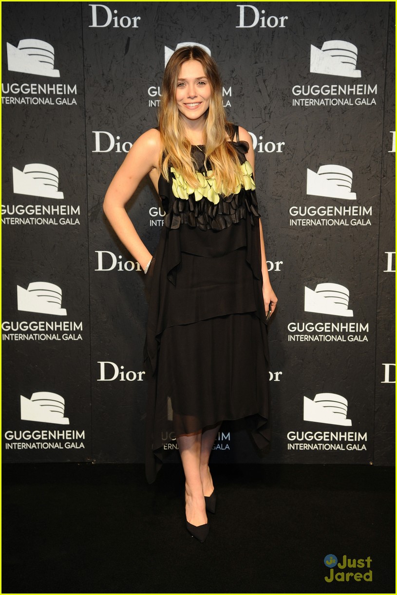 Elizabeth Olsen & Abigail Breslin: Guggenheim International Gala Pre ...