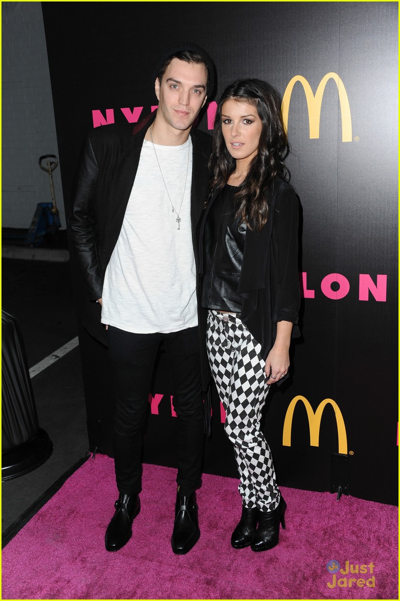 Haley Ramm & Shenae Grimes: Nylon December Issue Celebration Party ...