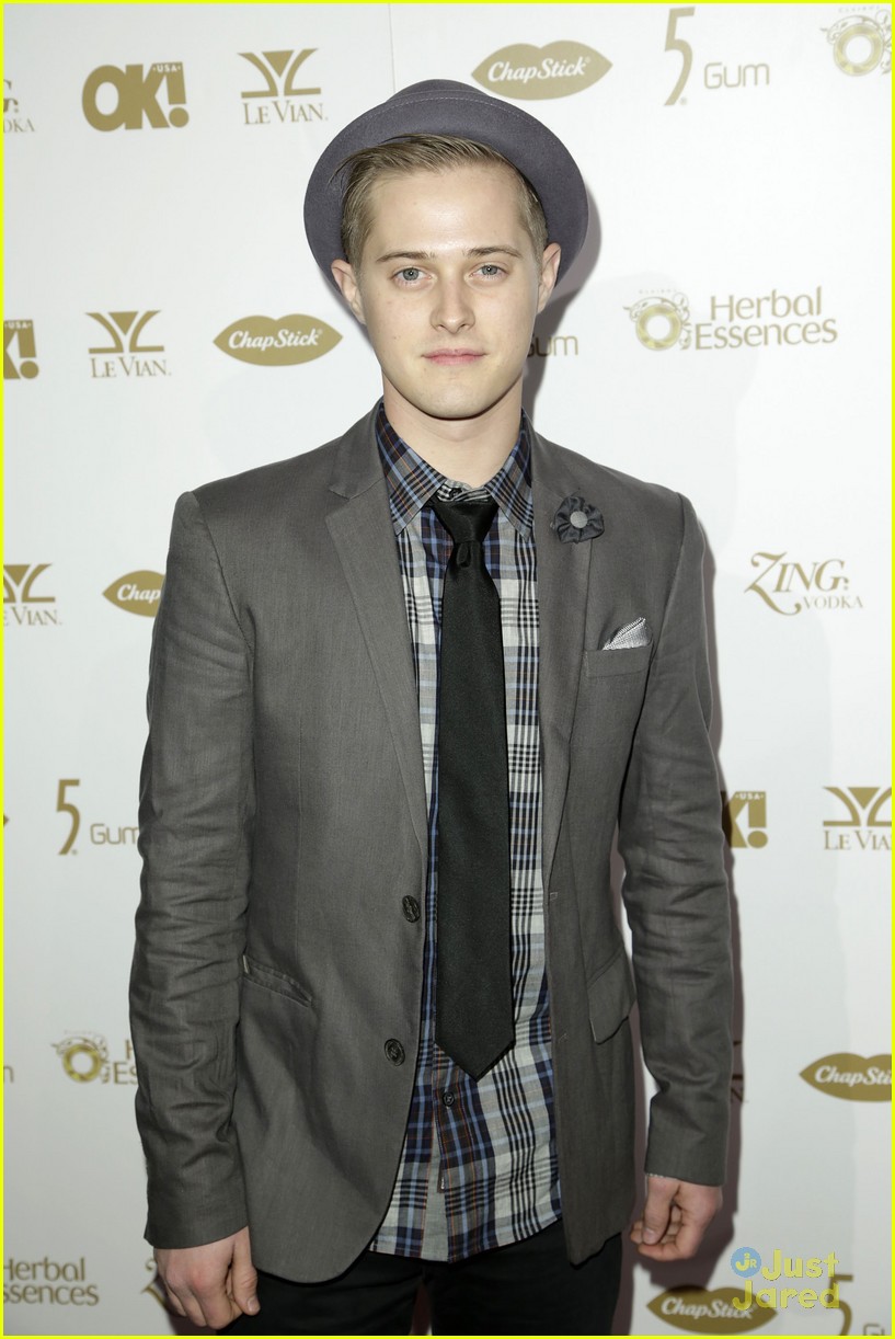 Lucas Grabeel & Stef Dawson: OK Magazine's Pre-Grammys Party | Photo ...