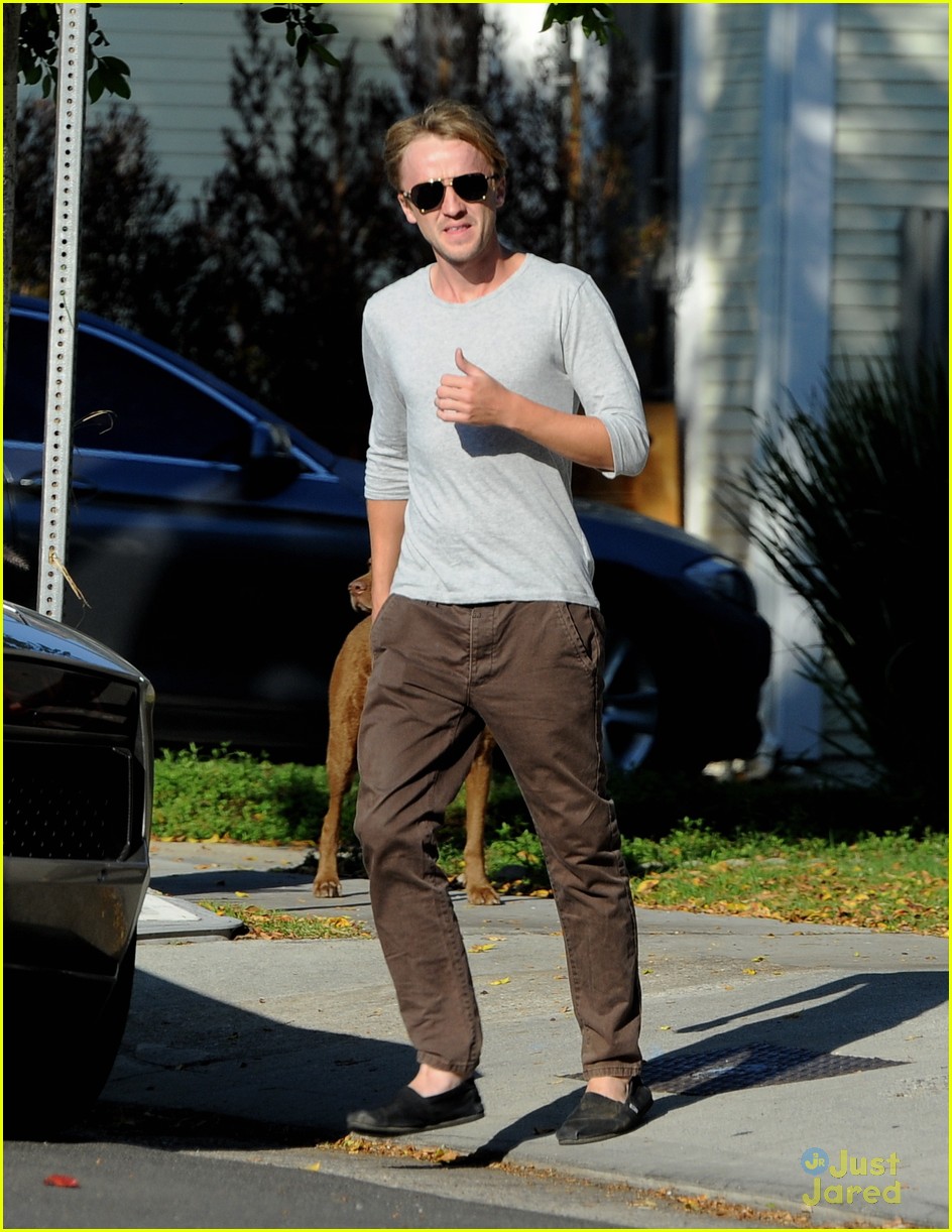 Full Sized Photo of tom felton jade olivia take spin new lamborghini ...