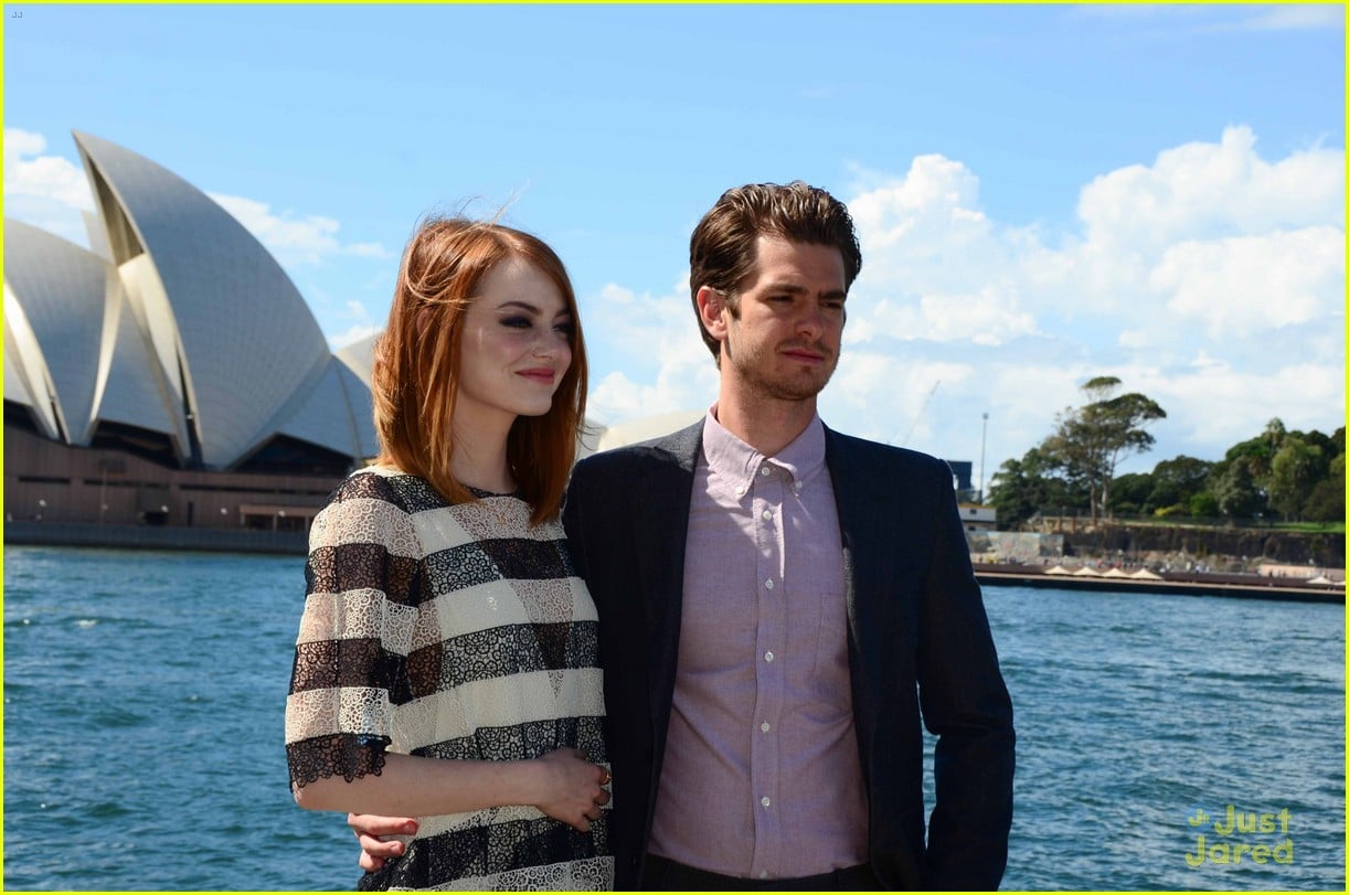 Andrew Garfield & Emma Stone Take Their Love to Sydney for 'Spider-Man ...